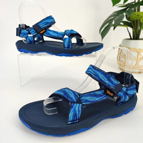 Teva | Shoes | Teva Womens Hurricane Blue Synthetic Sport Sandals Size ...